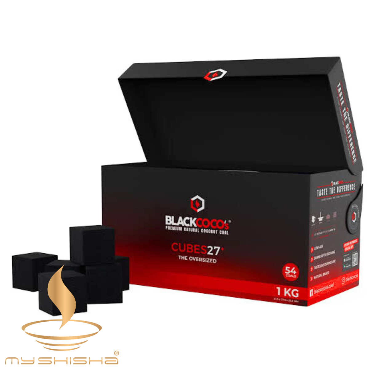 BLACK COCO´S 27ER NARGILE KÖMÖRÜ 1KG – My Shisha