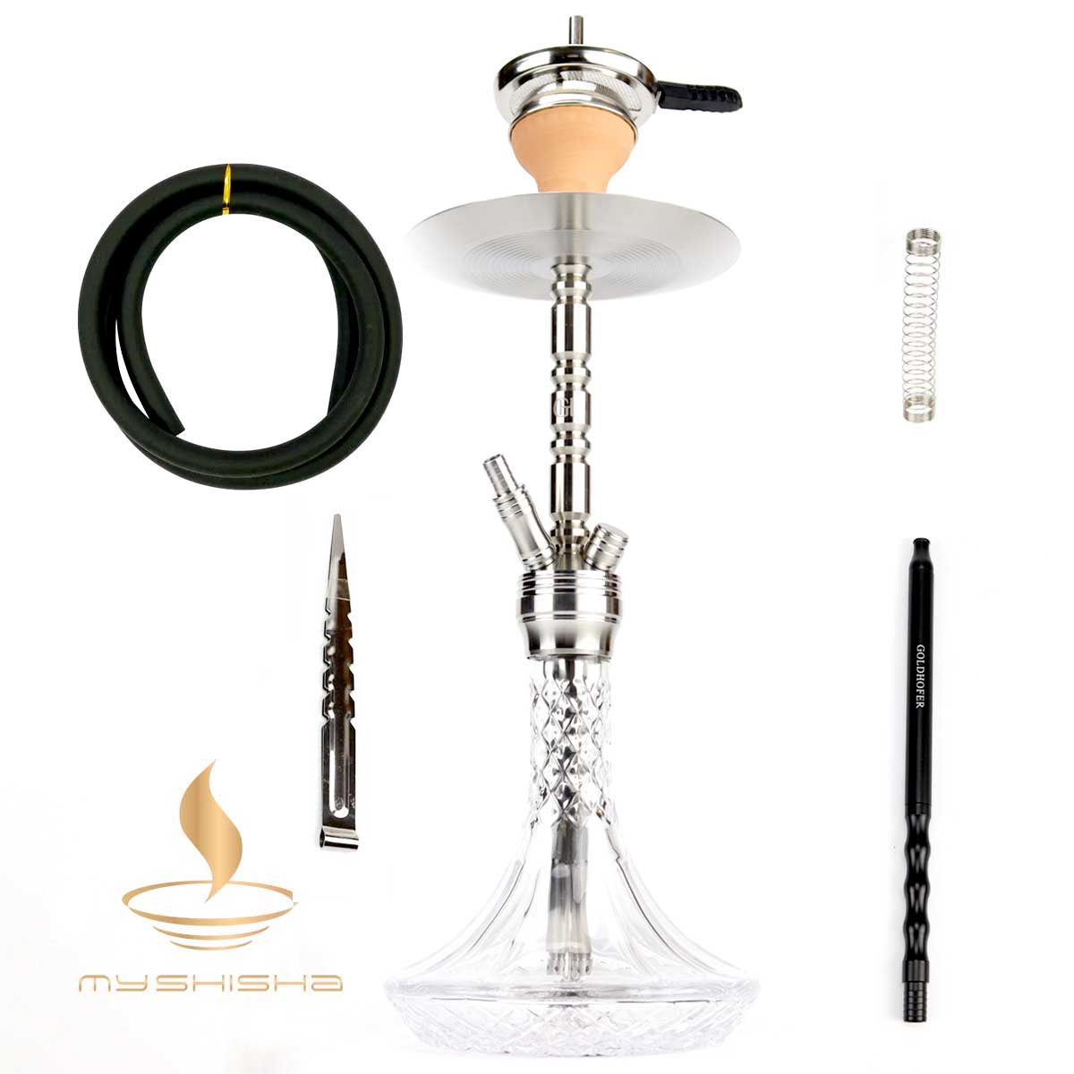 GOLDHOFER PASLANMAZ NARGILE SHISHA GH20S02 – My Shisha